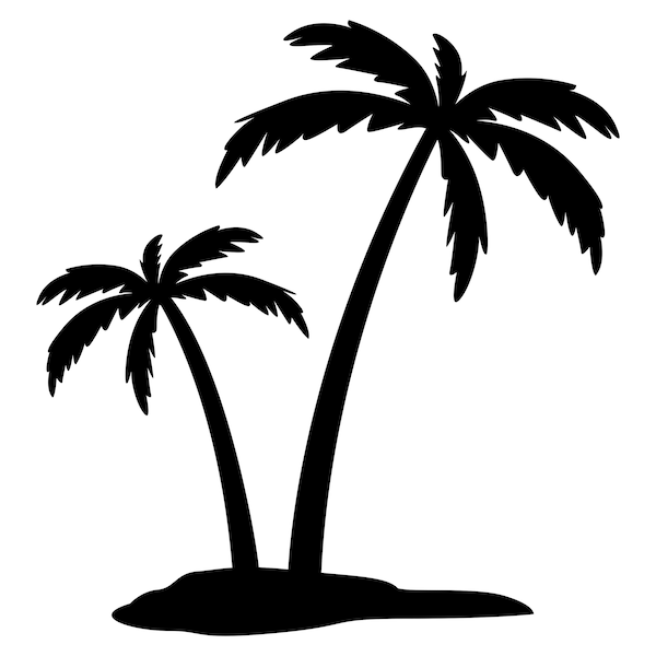 Palm Tree Wall Decal - Etsy
