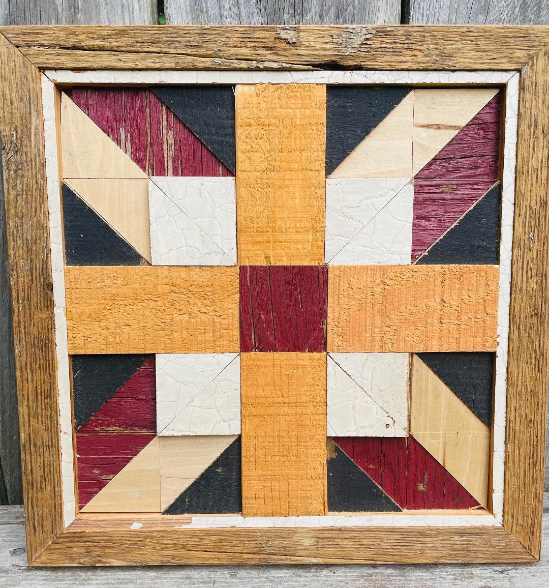 Five Patch Quilt Block, Recycled Barn Wood, Upcycle Wood, Historic ...