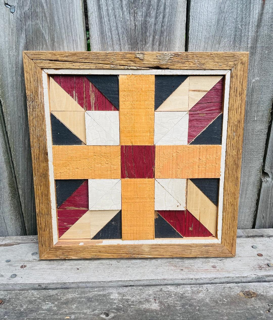 Five Patch Quilt Block, Recycled Barn Wood, Upcycle Wood, Historic ...