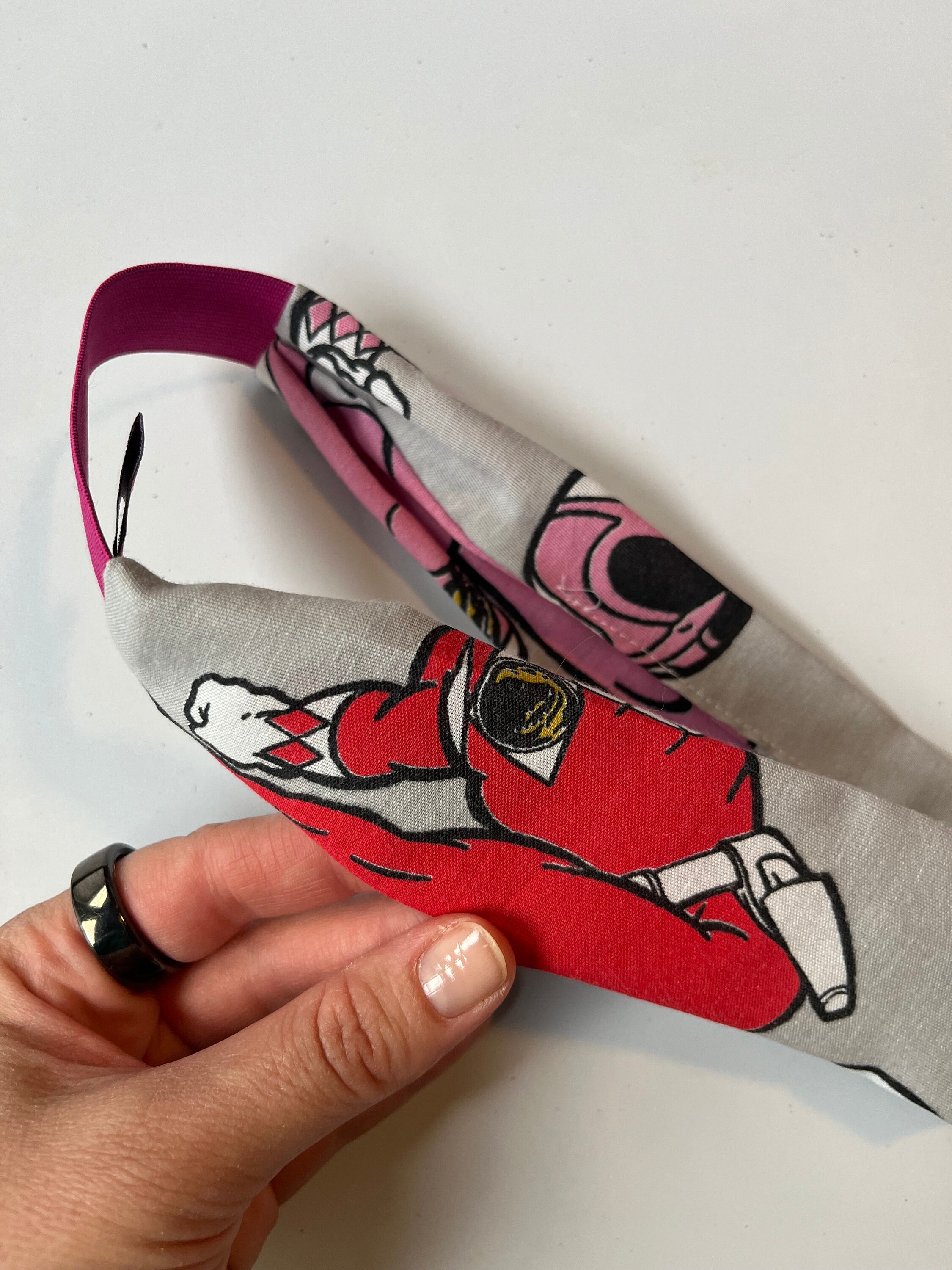 Headband Made From Vintage 1994 Power Rangers Fabric - Etsy