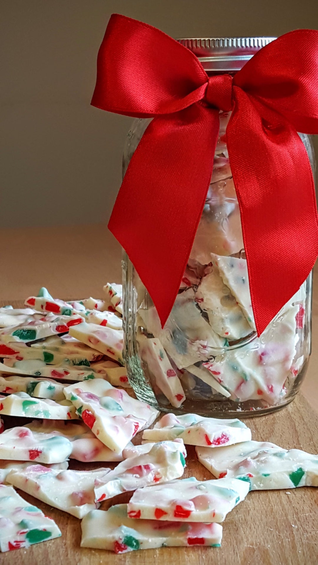 Peppermint Bark 2 Oz Mason Jar Gift - Etsy