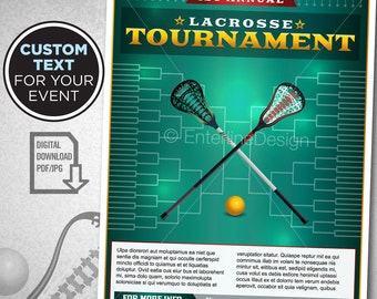 Lacrosse Birthday Party Invitation - Etsy