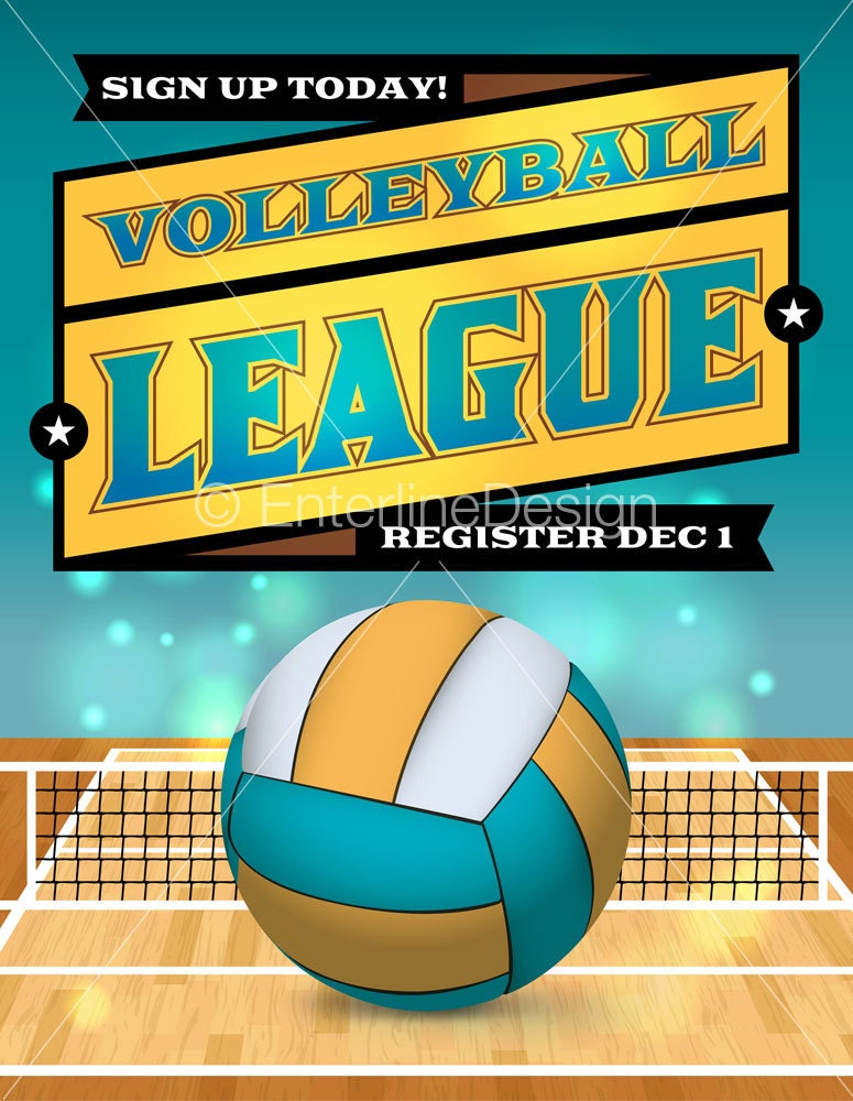 Volleyball Tournament - Volleyball Theme - Volleyball Birthday ...