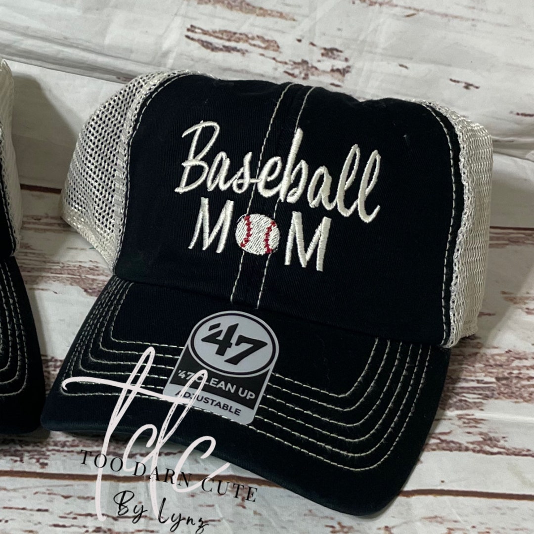 Distressed Baseball Cap, Team Name,baseball Stitches, Hat, Cap ...
