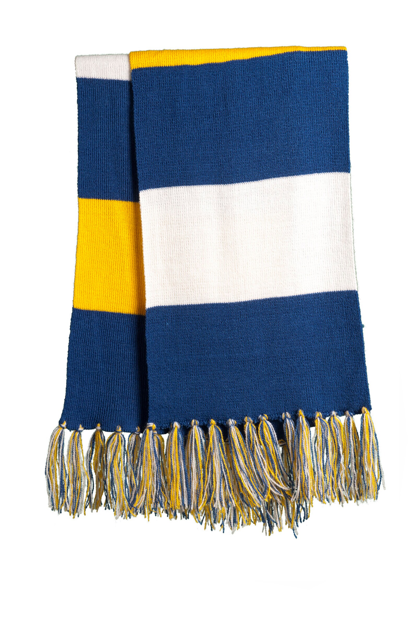 Personalized School Spirit Scarf With Fringe, Machine Embroidery, Team ...