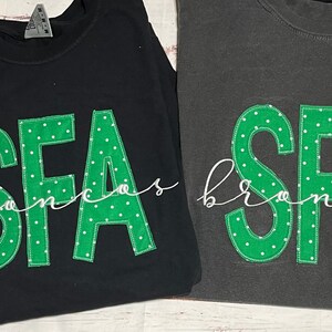 Custom Applique Letters With Team Name, School, School Spirit ...