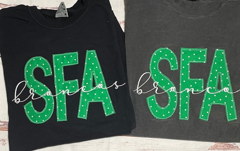 Custom Applique Letters With Team Name, School, School Spirit ...