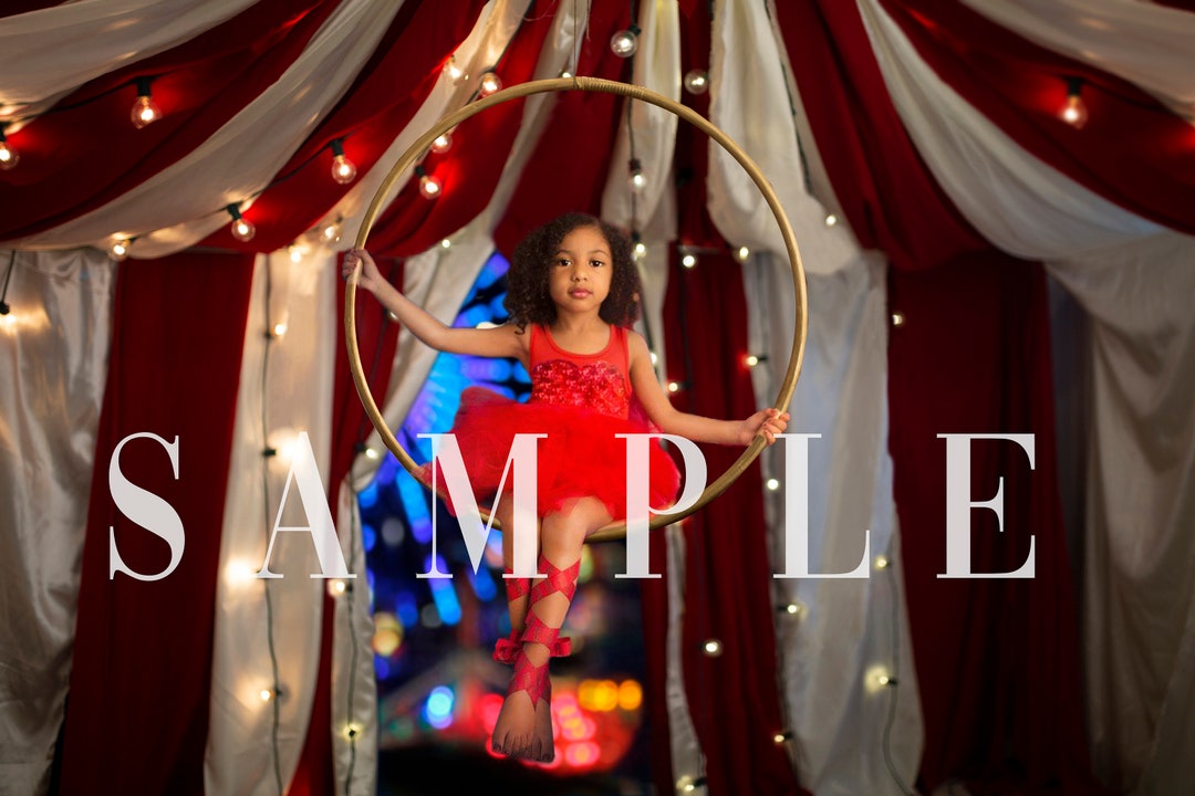 Showman Circus Digital Backdrop - Etsy