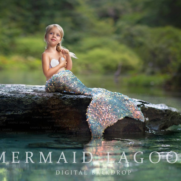 Mermaid Backdrop - Etsy
