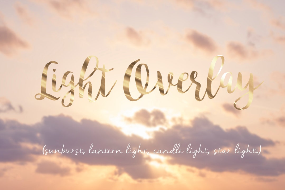Light Overlay Pack - Etsy