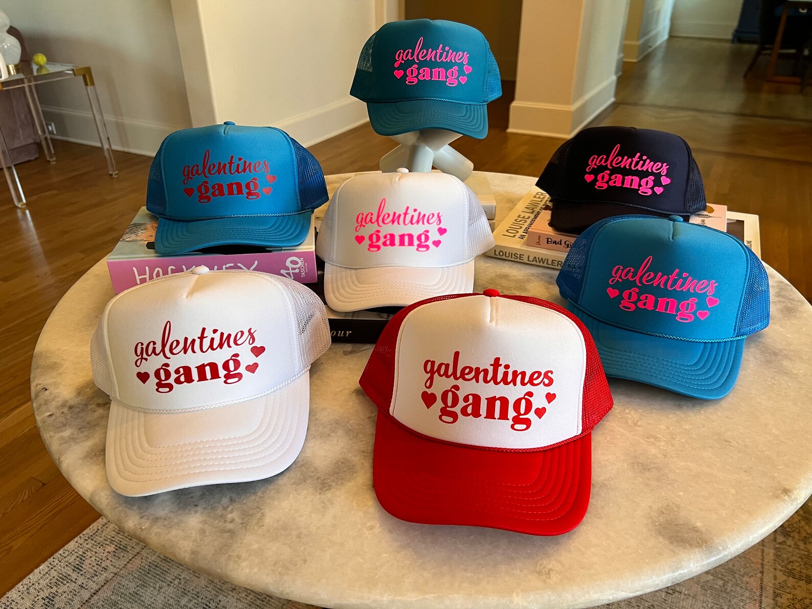 Valentine Trucker Hats, Love, Be Mine, Lover, Galentines, Heart - Etsy