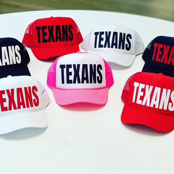 Houston Texans Hat - Etsy