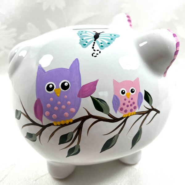 Owl Coin Bank - Etsy