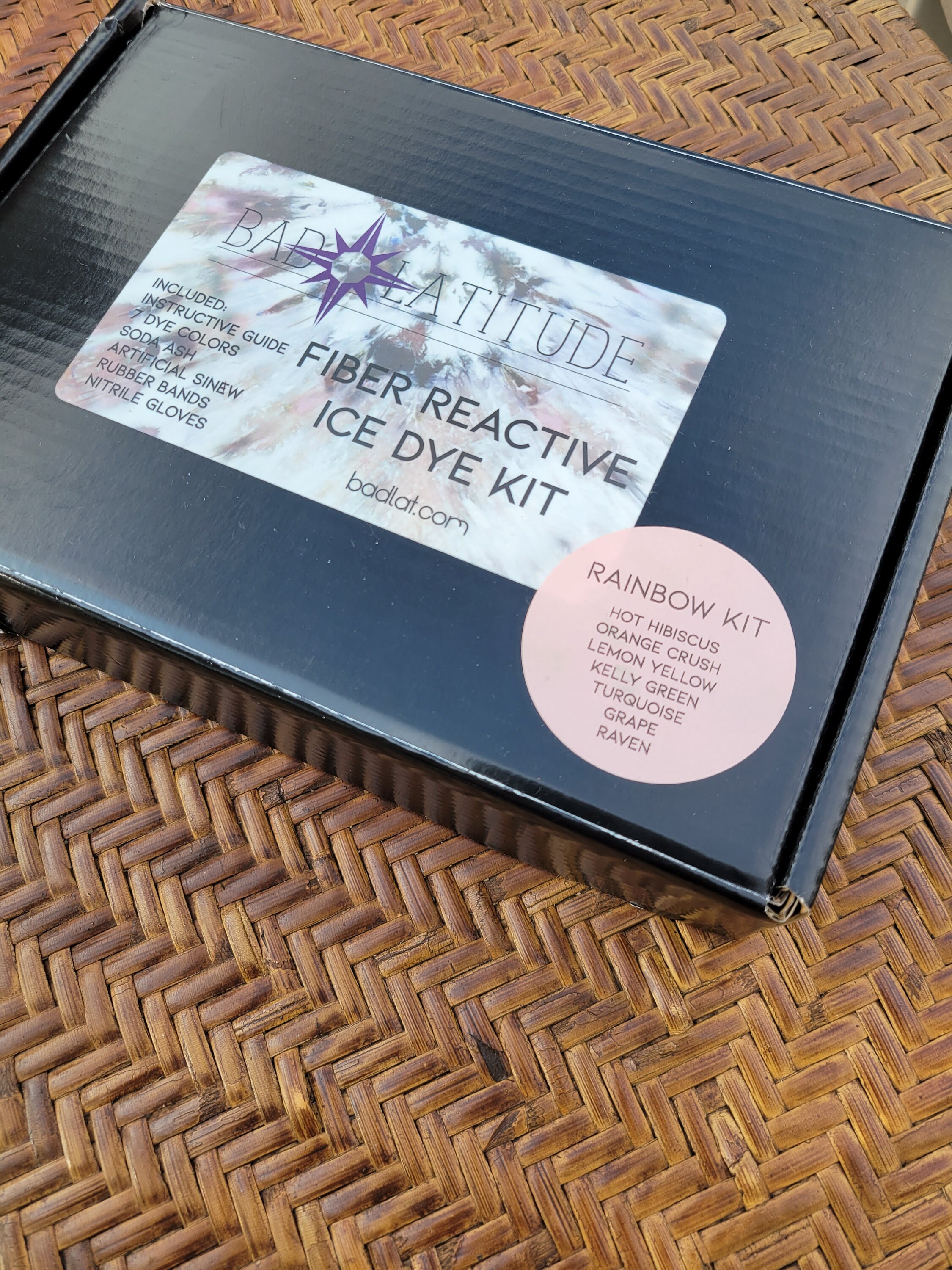 DIY Rainbow Fiber Reactive Ice Dye Kit - Etsy