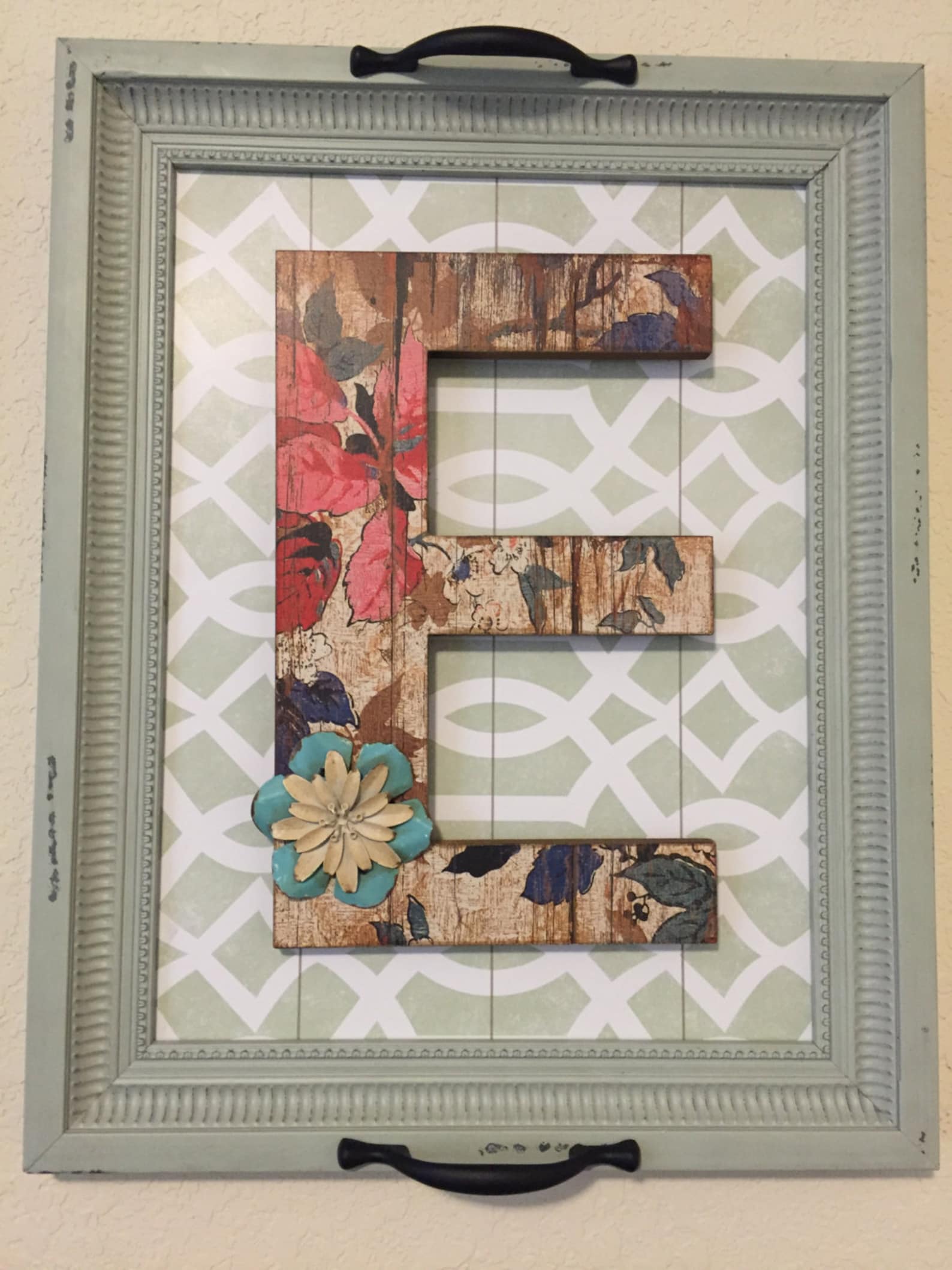 Frame Letter Wall Decor | Etsy