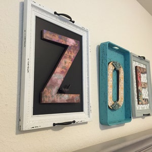 Frame Letter Wall Decor - Etsy