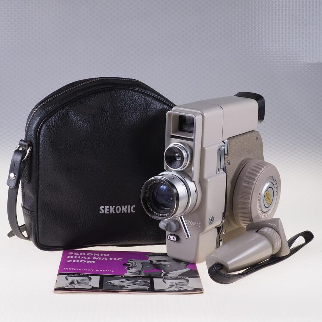 Sekonic Dualmatic Zoom 8mm Movie Camera, Working - Etsy