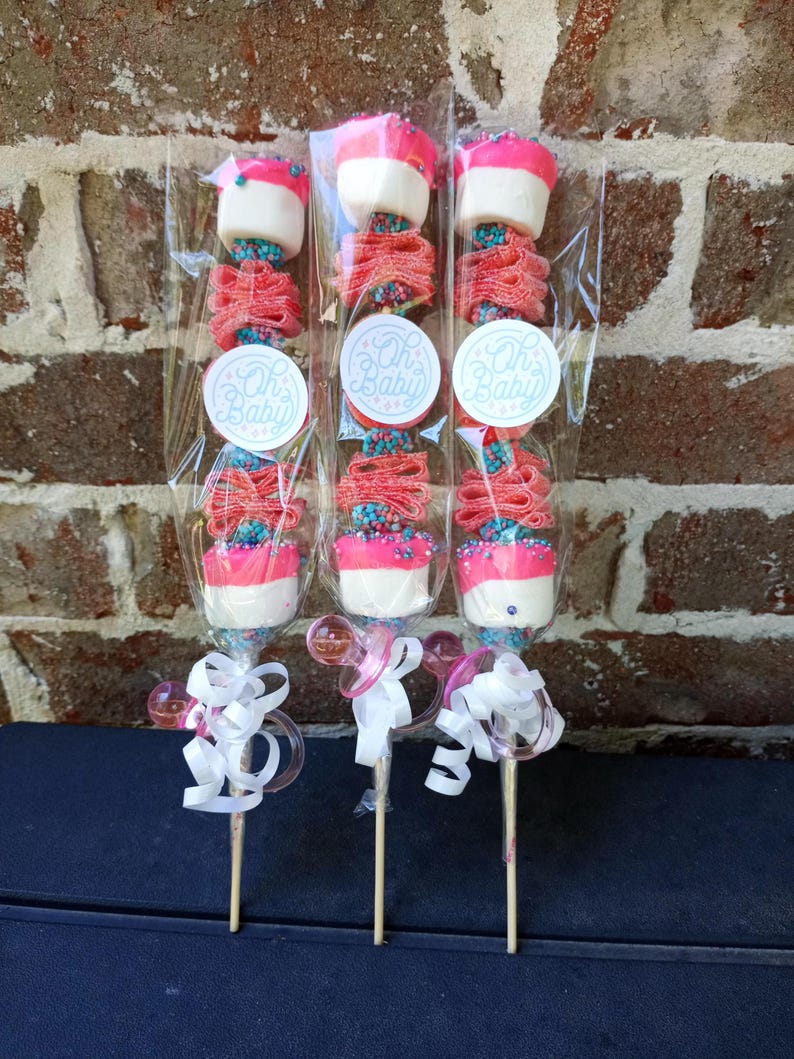 Baby Shower Kabobs, Gender Reveal Kabobs - Etsy