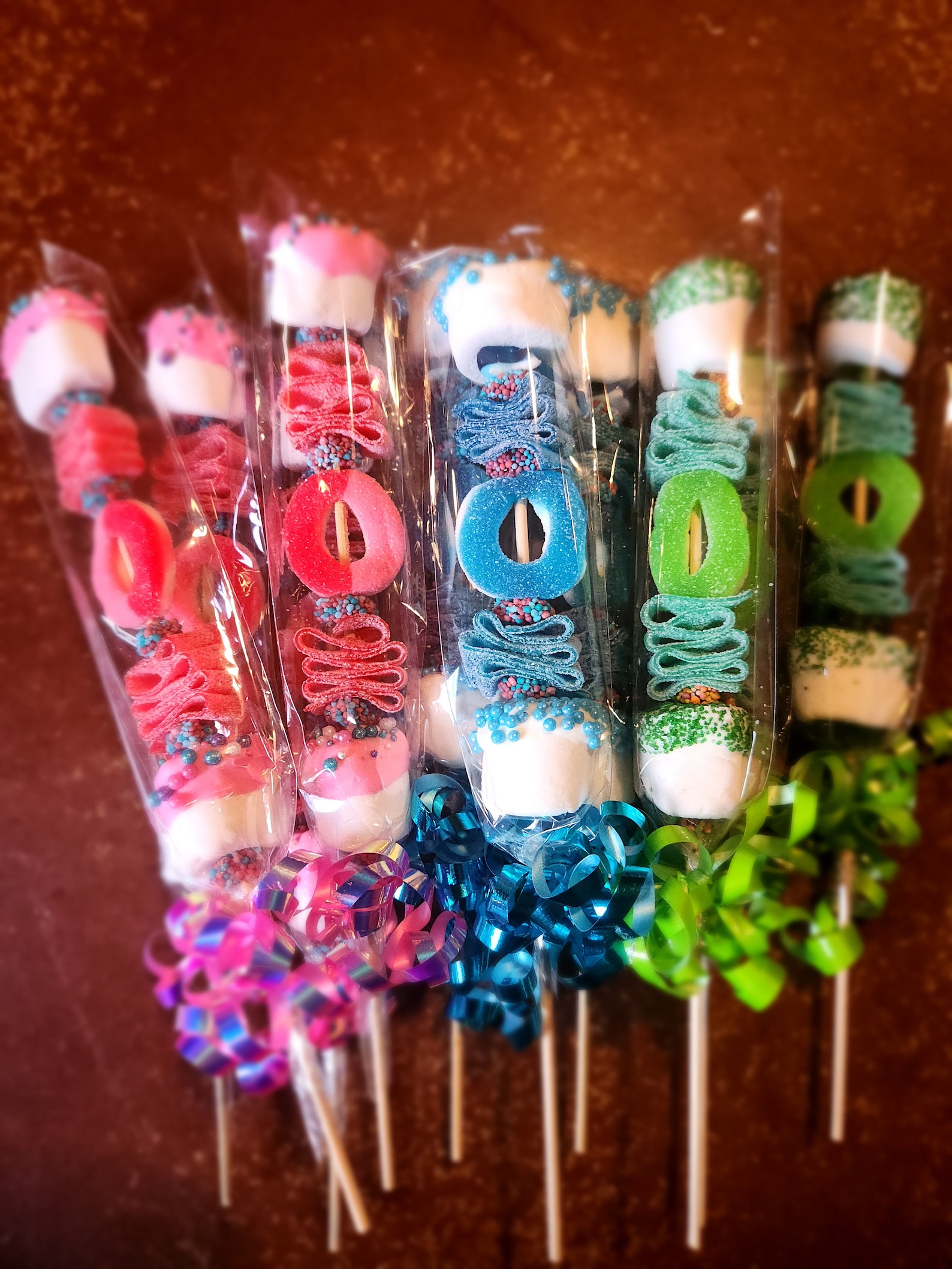Candy Kabobs, Candy on a Stick, Party Favors, Candy Skewers, Kids Party ...