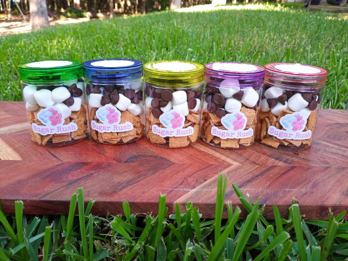 Candy Party Favor Jar: S'mores or Gummy Candy - Etsy