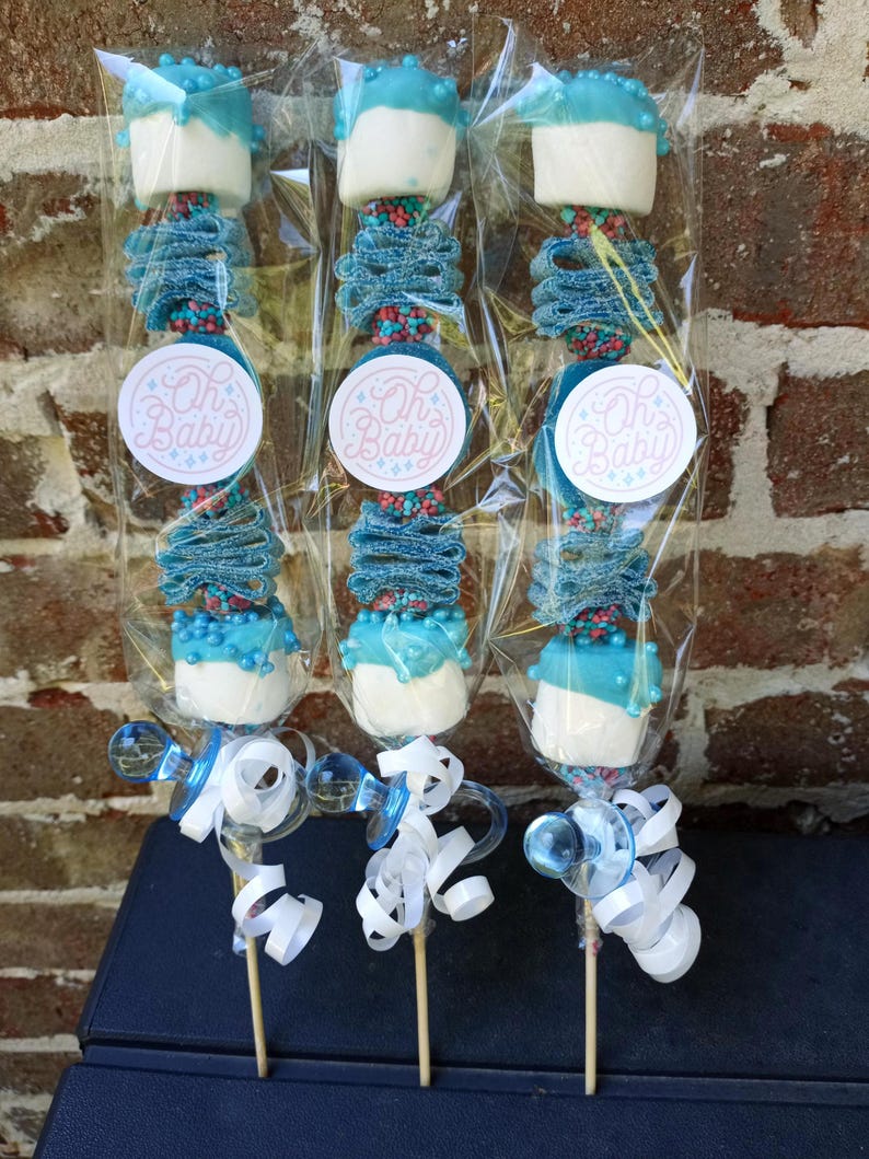 Baby Shower Kabobs, Gender Reveal Kabobs - Etsy