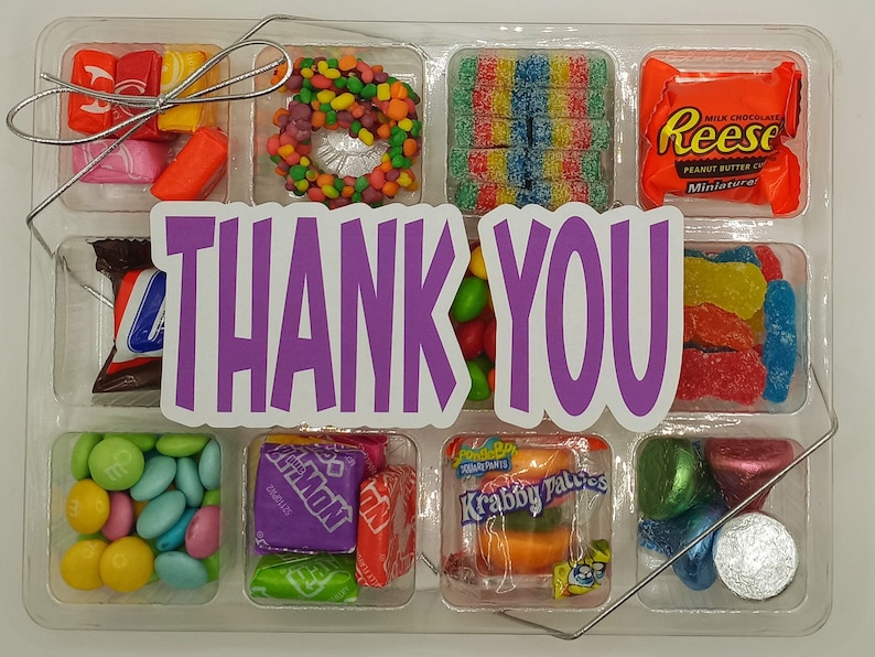 Candy Box Party Favor Candy Thank You T Get Well Candy Teacher Appreciation Mothers Day