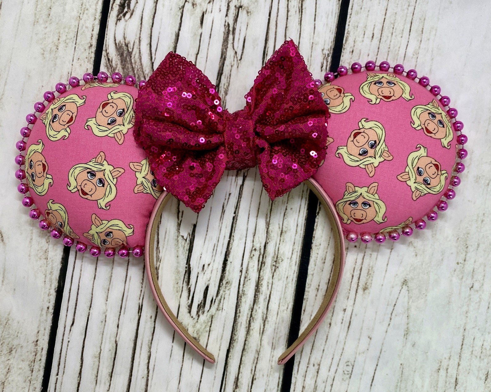 Disney Ears Muppet Ears Miss Piggy Ears | Etsy