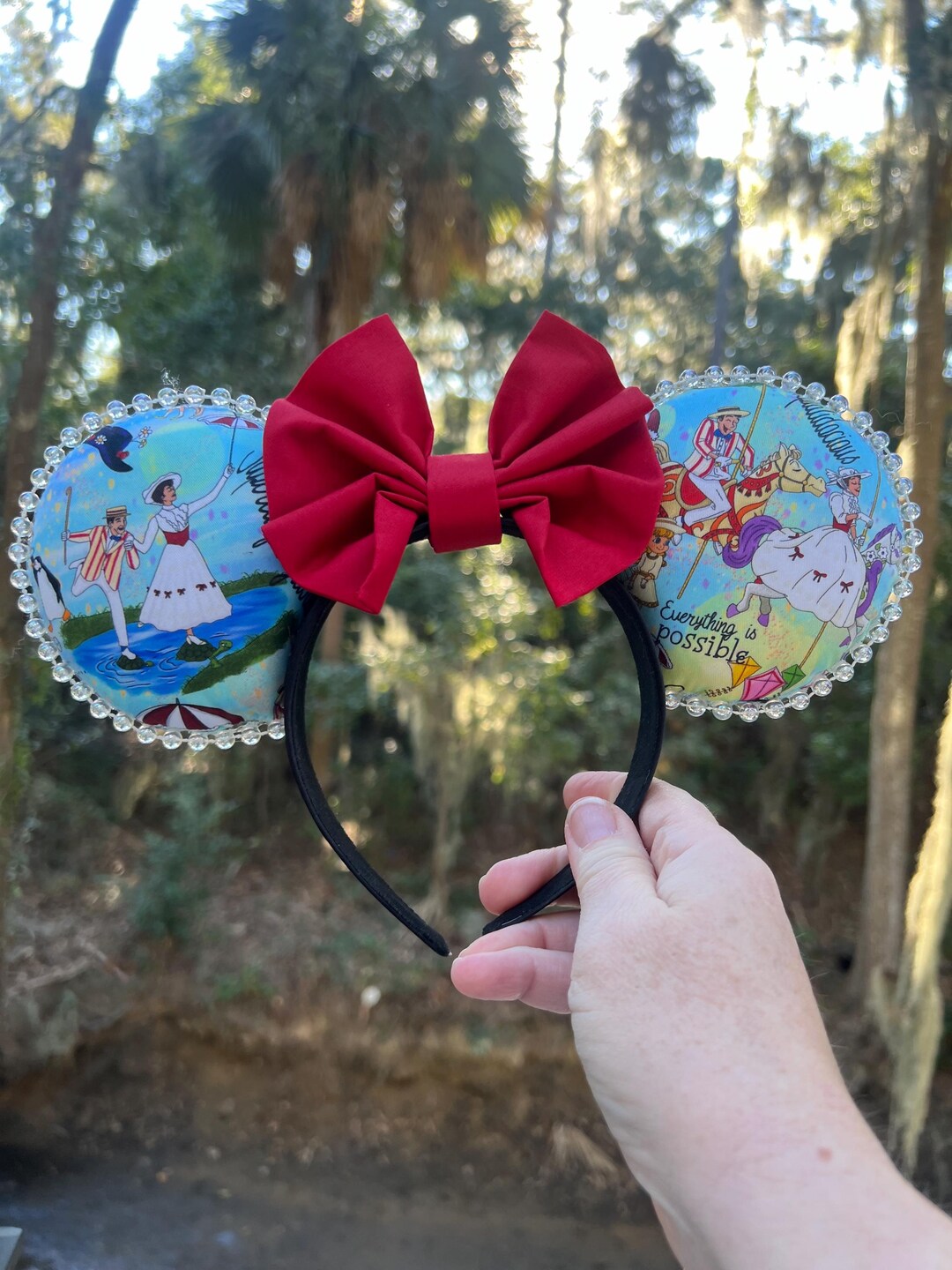 Disney Ears, Mary Poppins Ears, Minnie Mouse Ears, Mickey Mouse Ears - Etsy