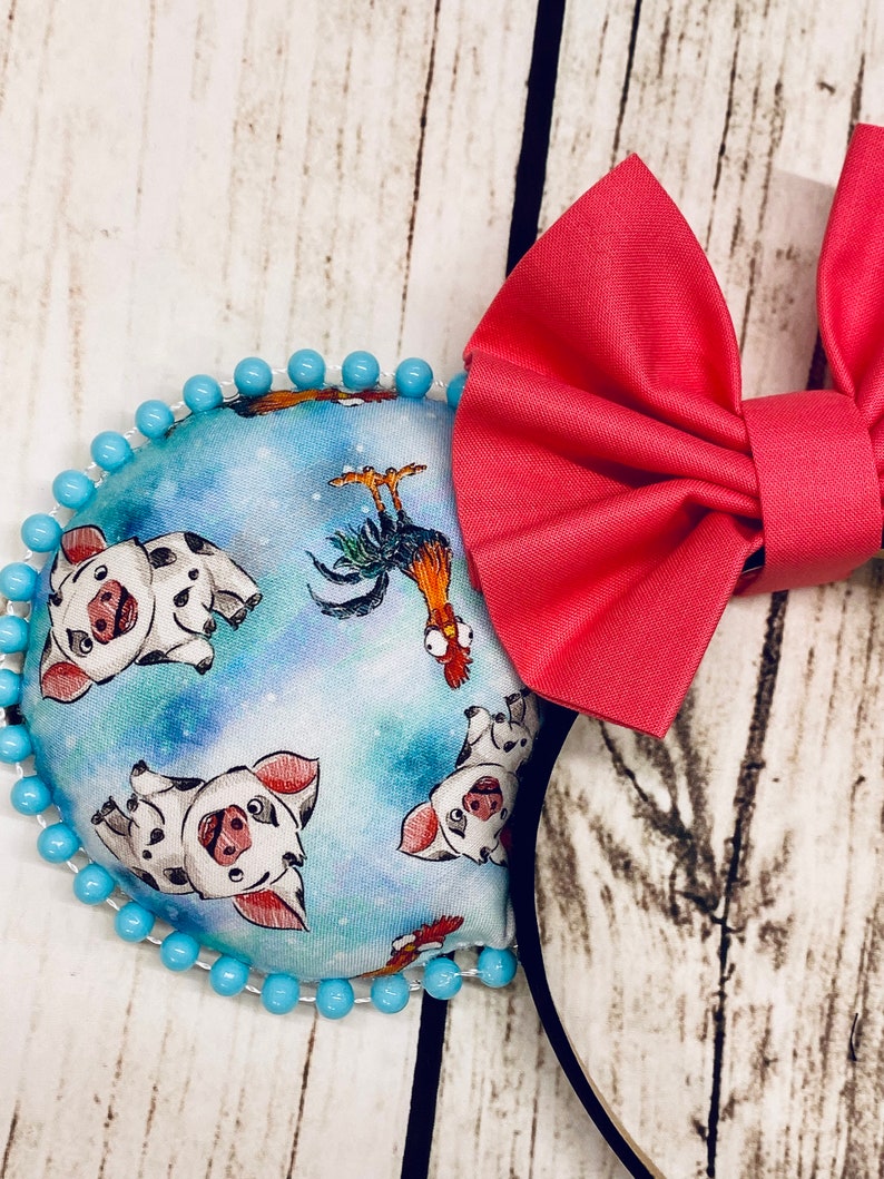 Disney Ears Pua Ears Moana Ears Disney Princess Ears - Etsy