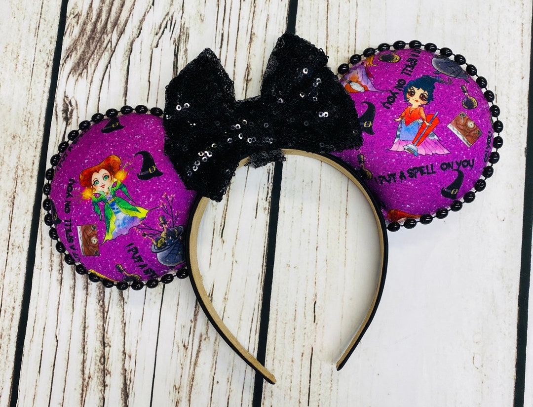 Disney Ears Hocus Pocus Ears Halloween Ears Witch Sister - Etsy