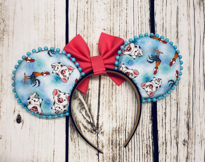 Disney Ears Pua Ears Moana Ears Disney Princess Ears - Etsy