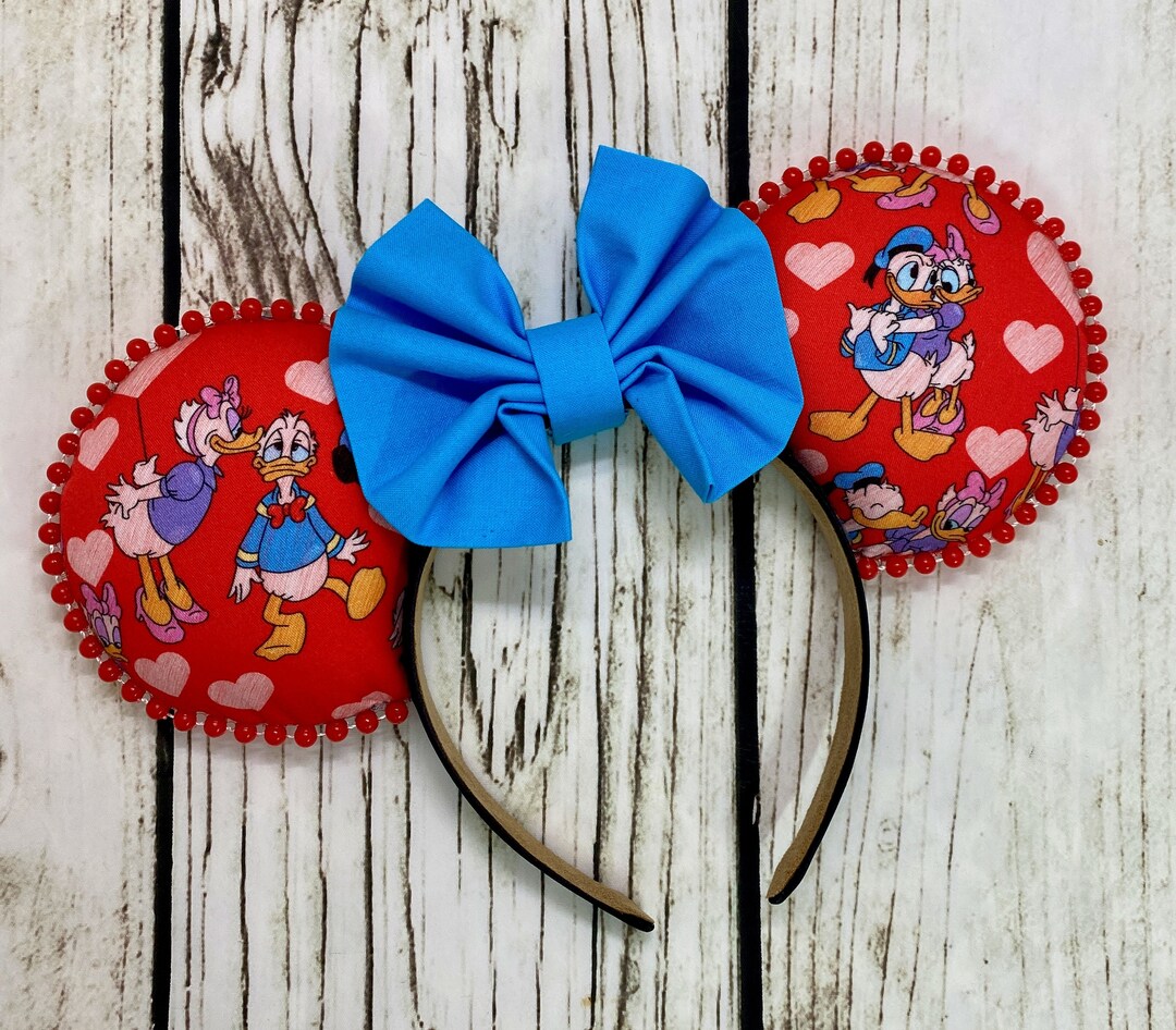 Disney Ears, Donald Duck Ears, Daisy Duck Ears, Donald and Daisy Duck ...