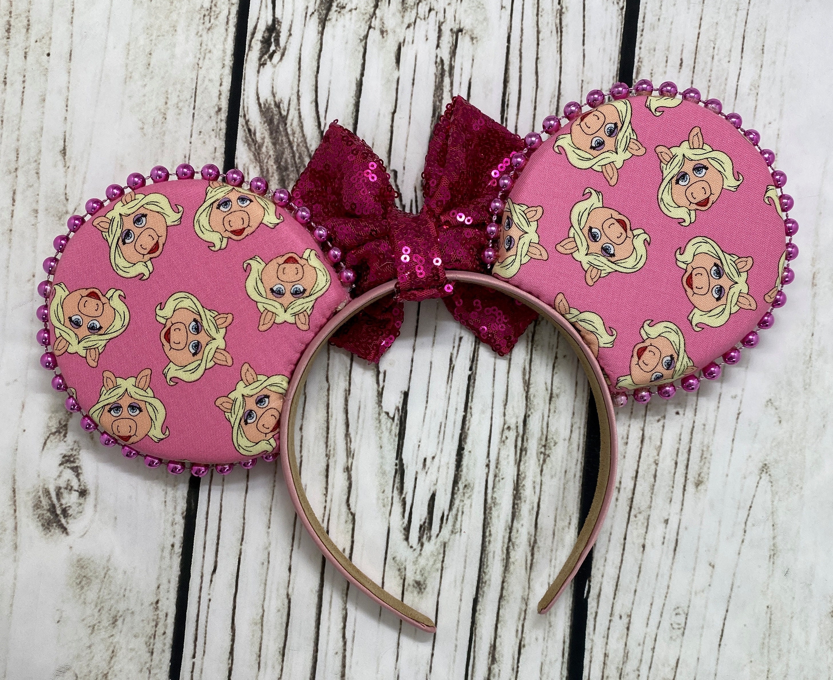 Disney Ears Muppet Ears Miss Piggy Ears | Etsy