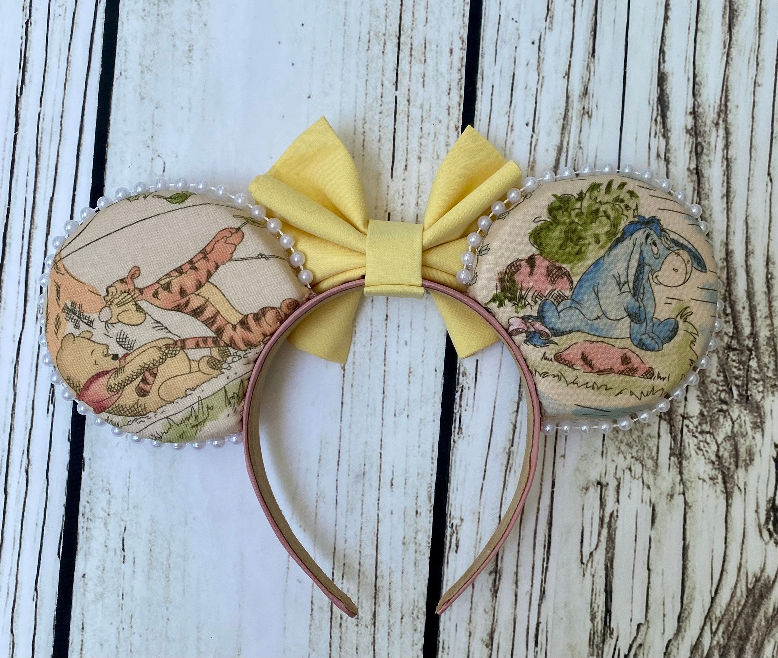 Winnie the Pooh Ears, Pooh Disney Ears, Disney Ears, Minnie Ears ...