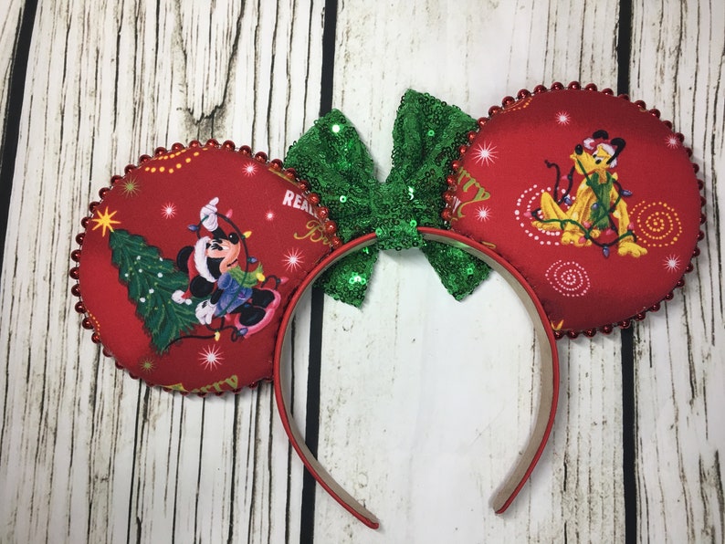Disney Ears, Disney Christmas Ears, Christmas Ears, Mickey Ears, Minnie ...