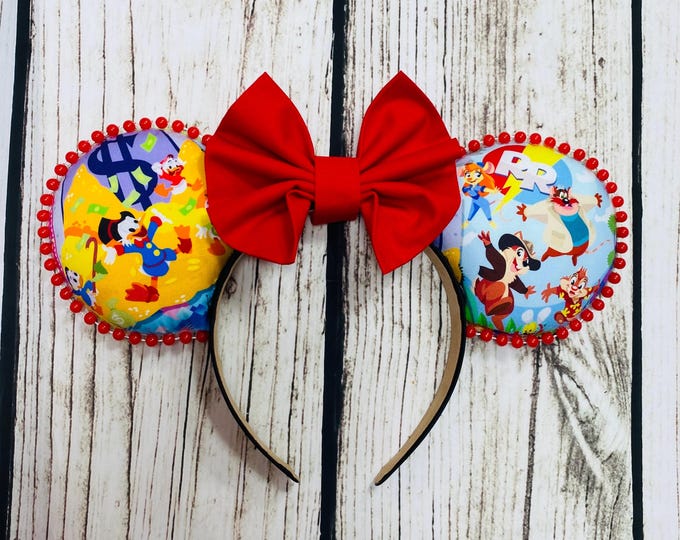 90's Cartoon Ears, Disney Ears, Mickey Ears, Minnie Ears, Chip and Dale ...