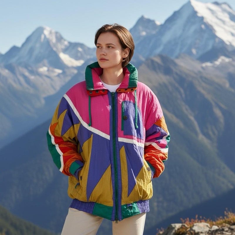 Pink Purple Ski Jacket - Etsy