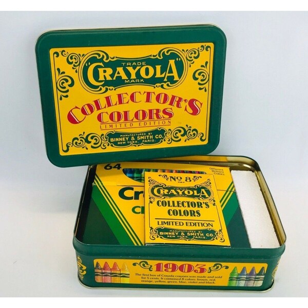 Crayola Crayon Tin - Etsy