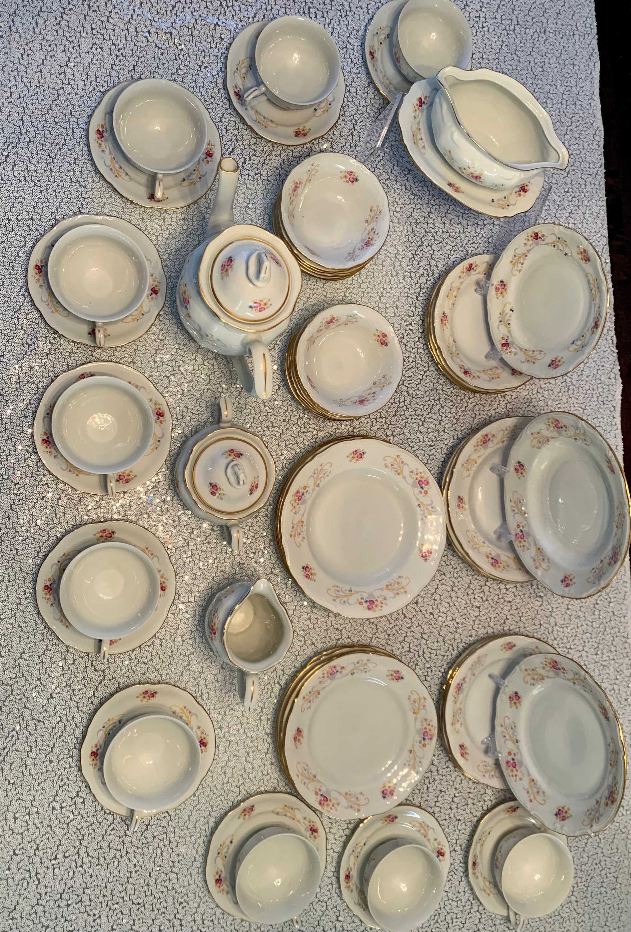 Vintage Chodziez Coffee Tea Set Made in Poland Porcelain Circa 1964 ...