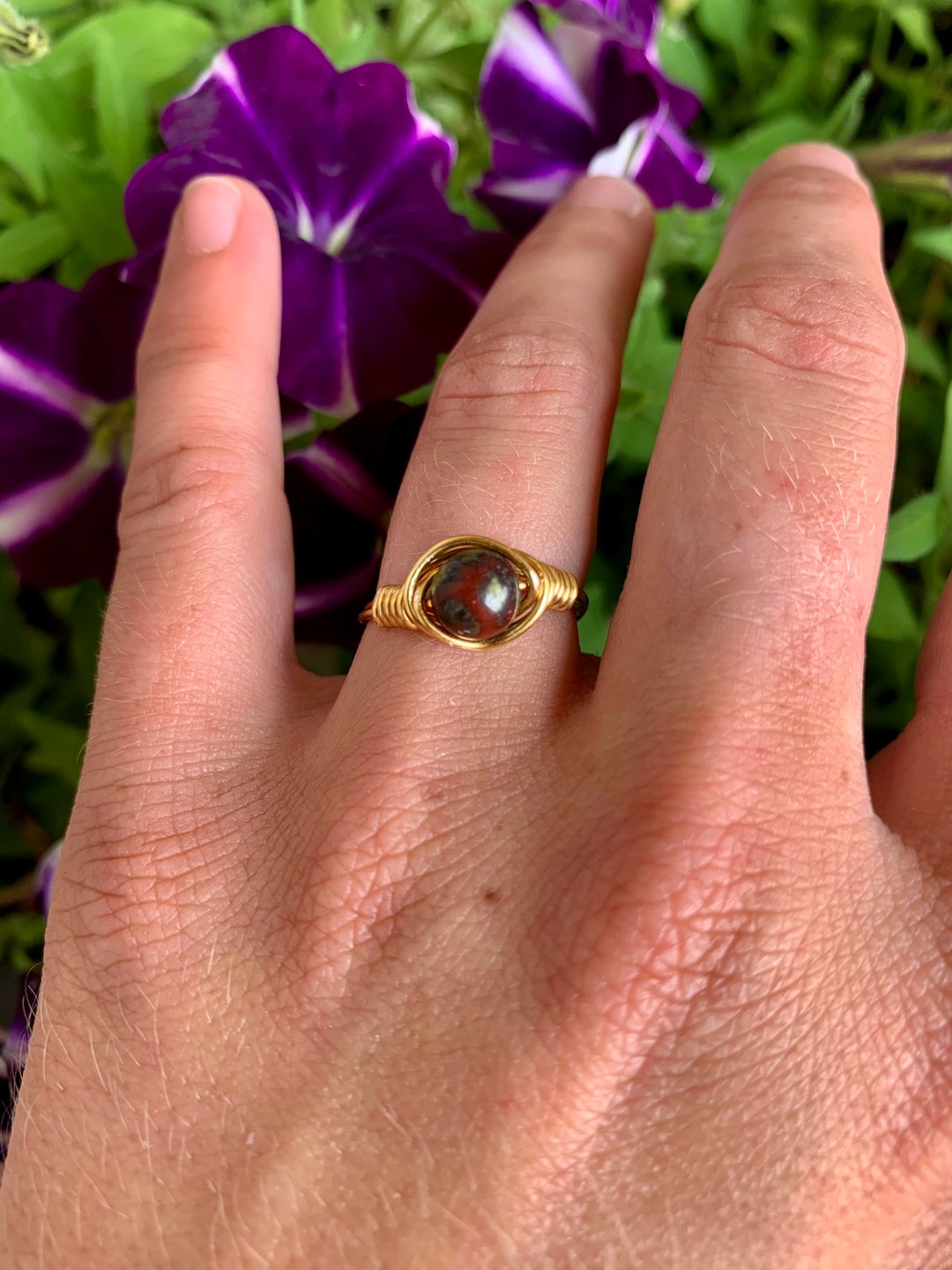 Dragons Blood Crystal Ring / Gifts for Woman / Gifts for Me - Etsy