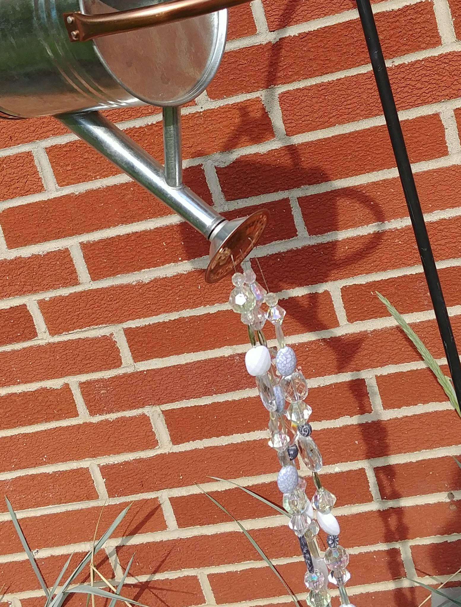 Crystal Pouring Water Watering Can Sun Catcher Copper & - Etsy
