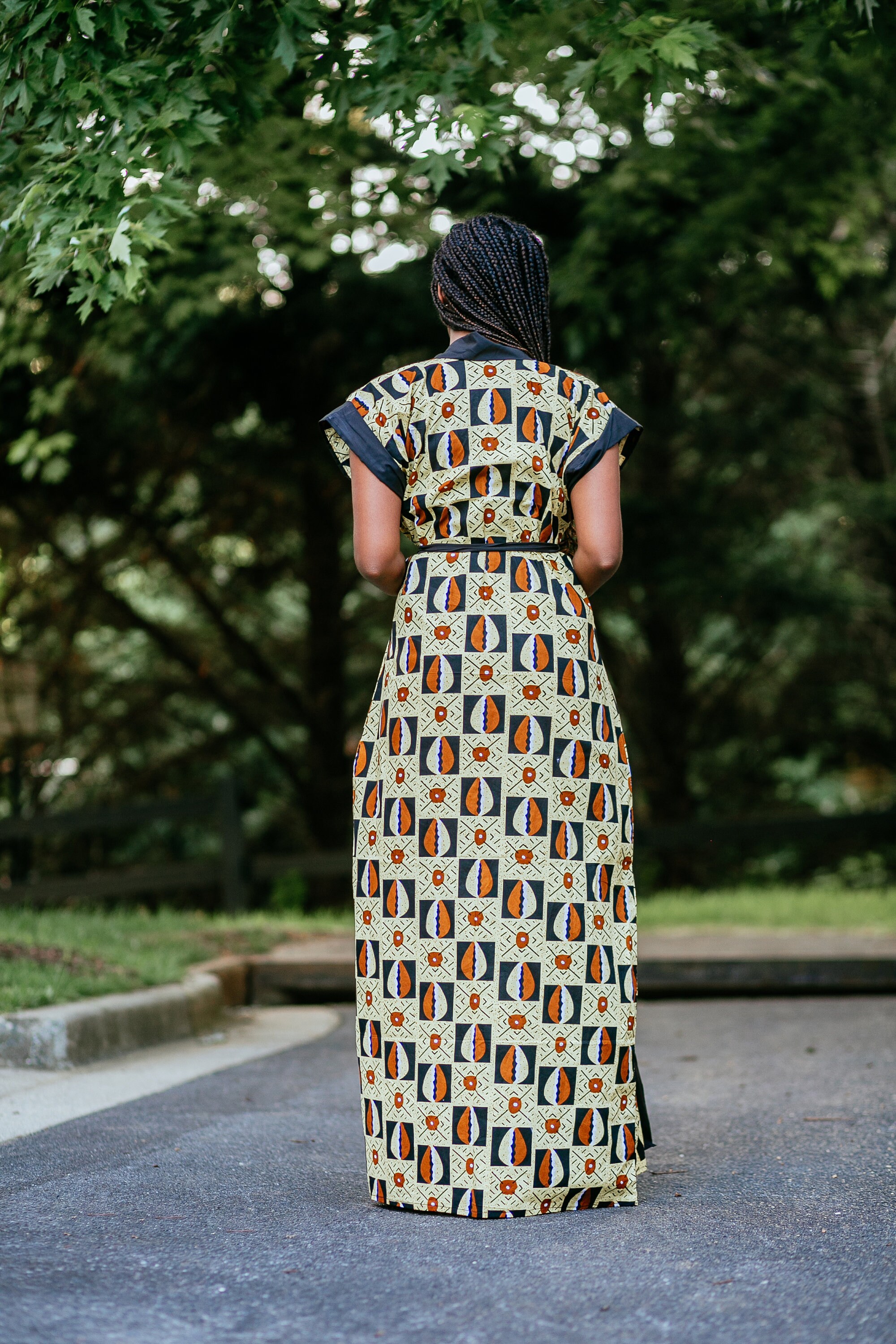 African Print Maxi Duster - Etsy