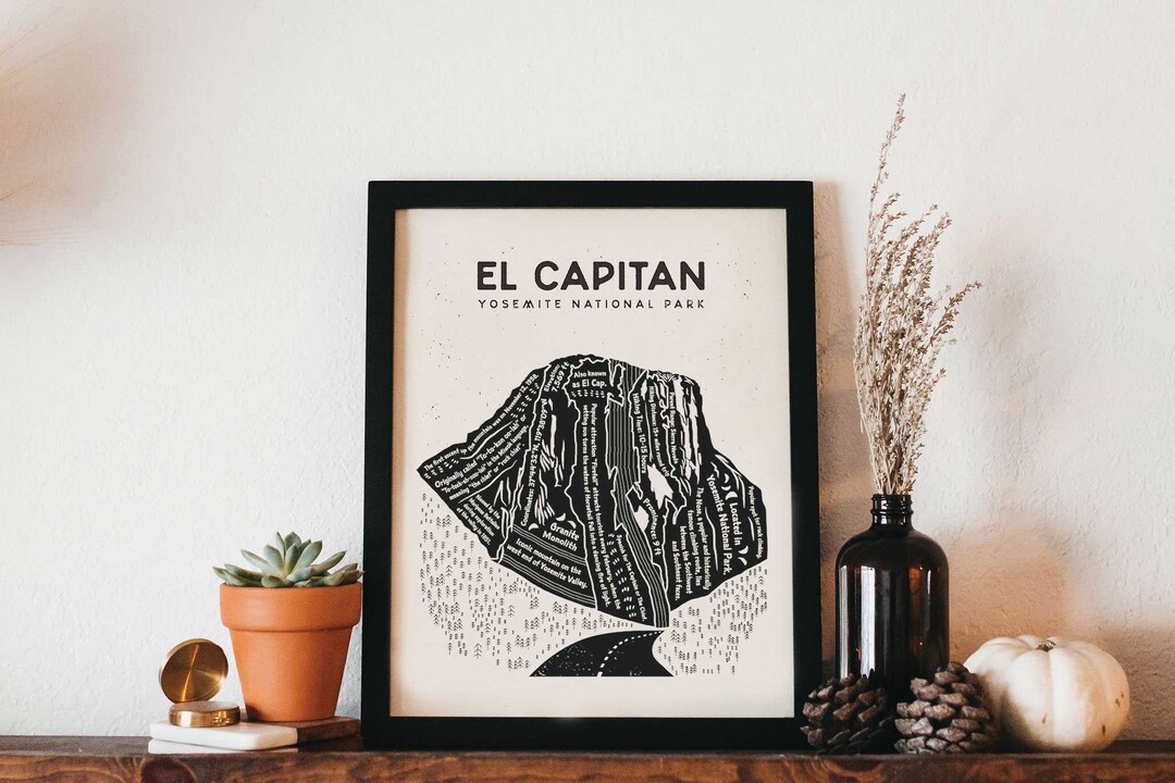 El Capitan Wall Art | Yosemite Gifts | Yosemite National Park Art ...