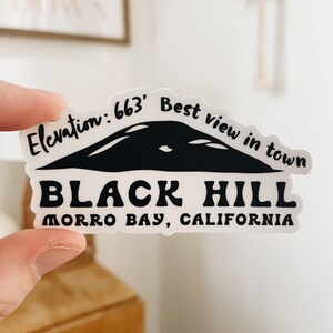 Black Hill Sticker - Etsy