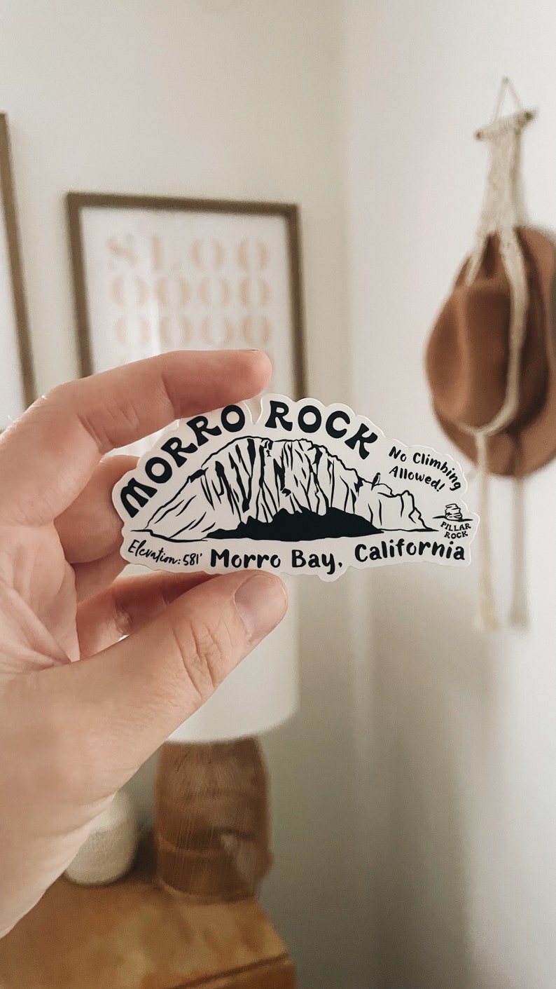 Morro Rock Sticker - Etsy
