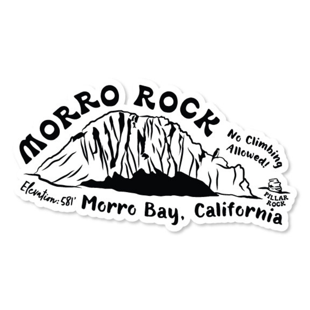 Morro Rock Sticker - Etsy