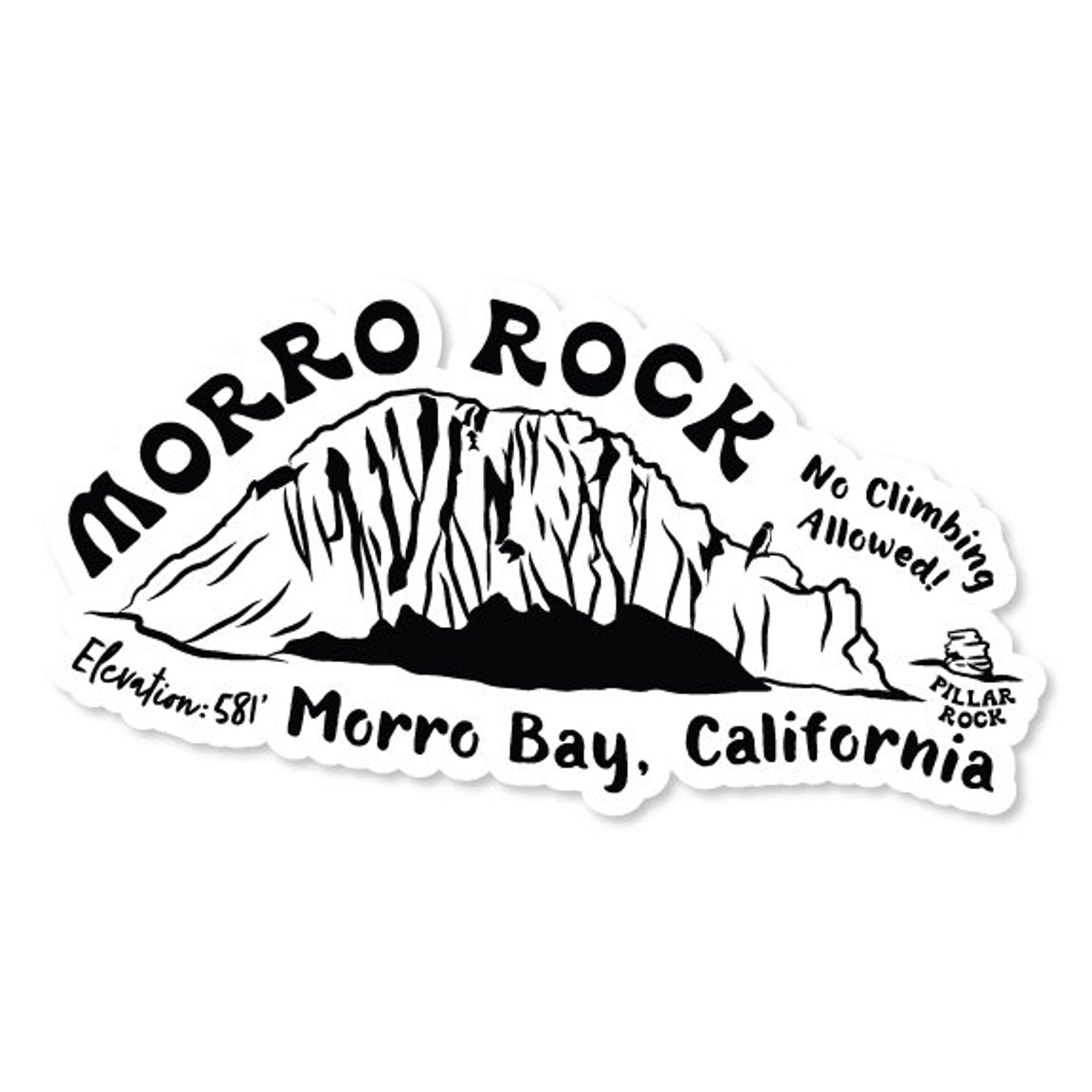 Morro Rock Sticker - Etsy