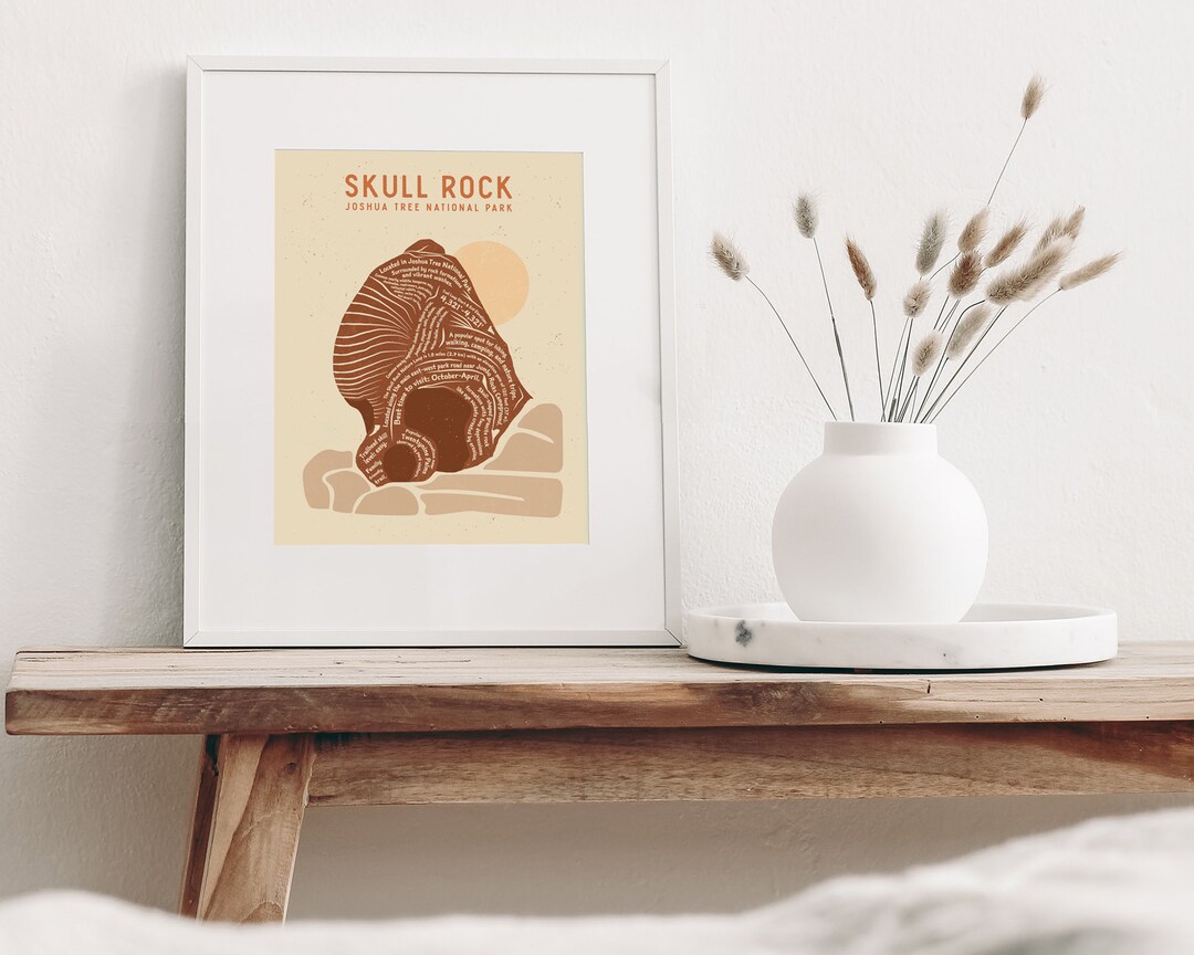 Skull Rock Art Print | Joshua Tree Wall Art | Joshua Tree National Park ...