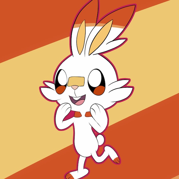 Scorbunny Svg - Etsy