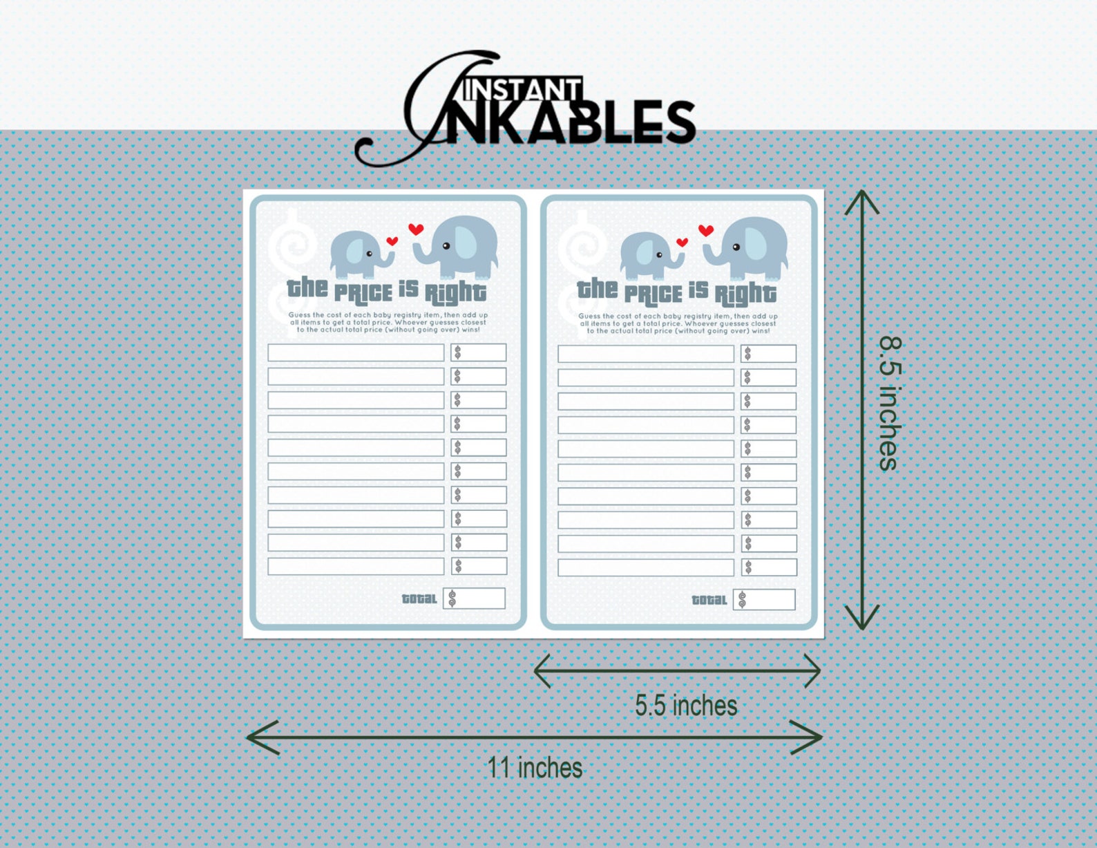 Blue Elephant Baby Shower Games,elephant Baby Shower, Blue Baby ...